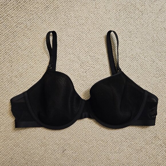 CUUP | Intimates & Sleepwear | Cuup The Demi Black Mesh Seethrough Bra ...